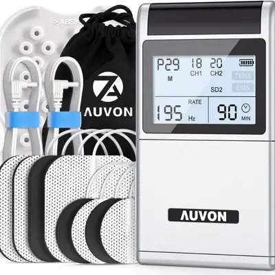 Best TENS Unit Under $50- Auvon TENS & EMS - Optimize Health 365