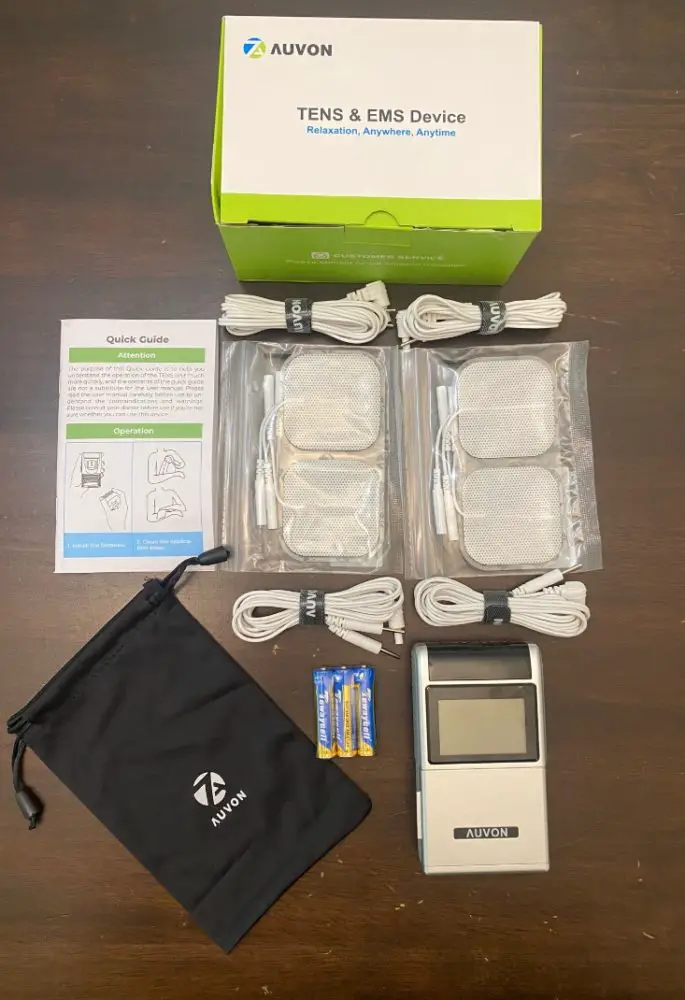 Best TENS Unit Under $50- Auvon TENS & EMS - Optimize Health 365